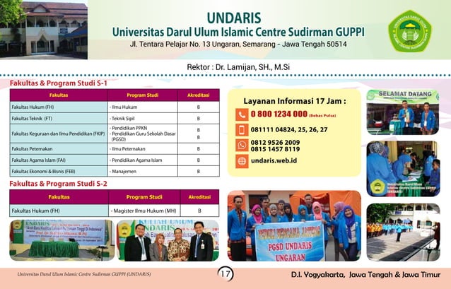 Brosur kuliah karyawan diy, jateng, jatim dan bali | PPT