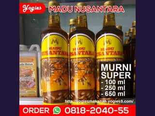 Brosur madu nusantara | PDF