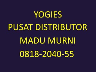 Brosur madu nusantara | PDF