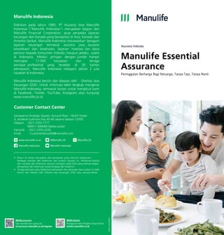 Brosur Manulife Essential Assurance (MEA).pdf