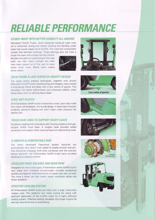 Brosur mitsubishi forklift 5 ton | PDF