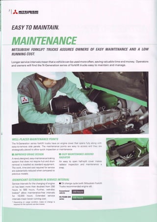 Brosur mitsubishi forklift 5 ton | PDF