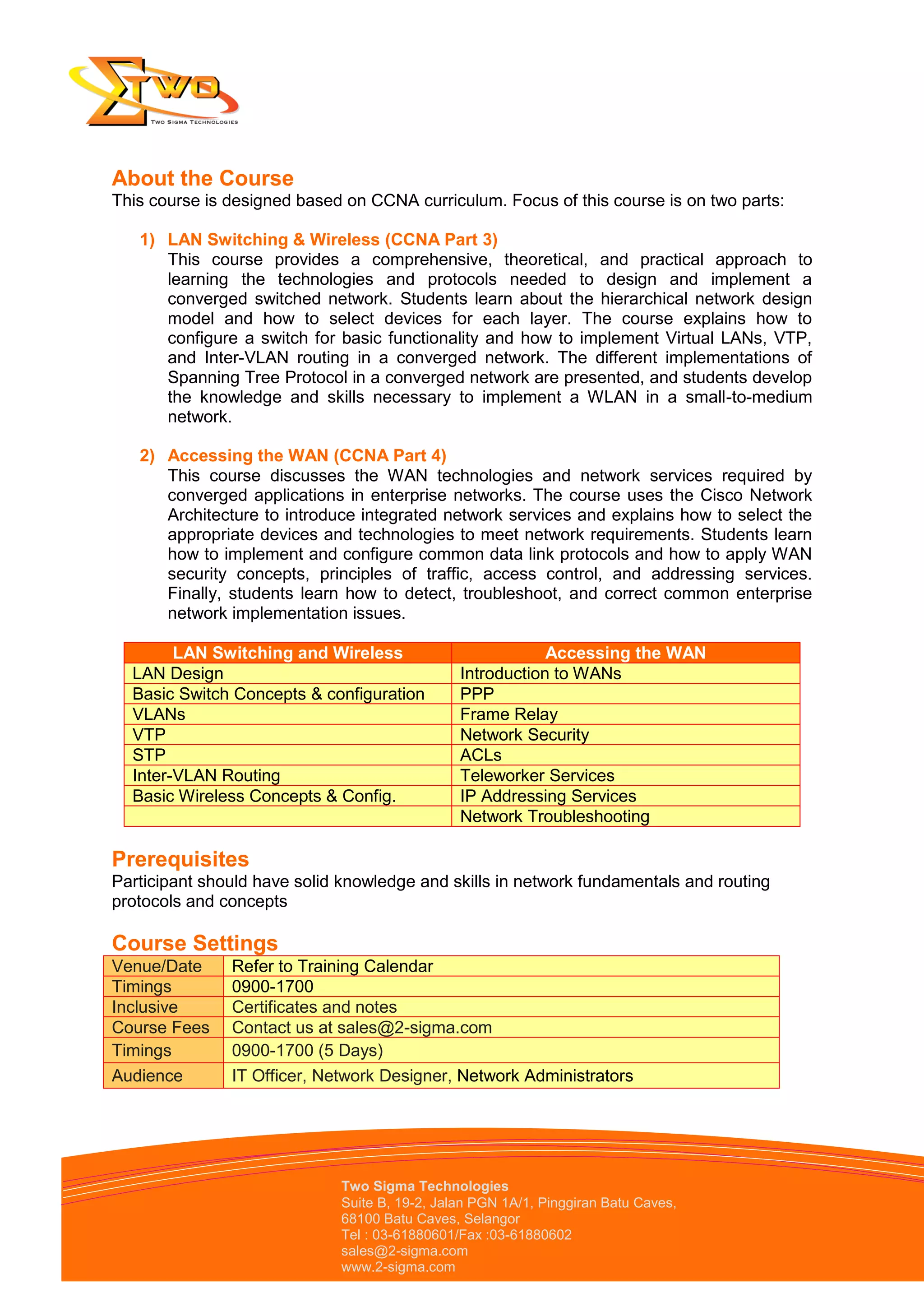 Brosur network2 server | PDF