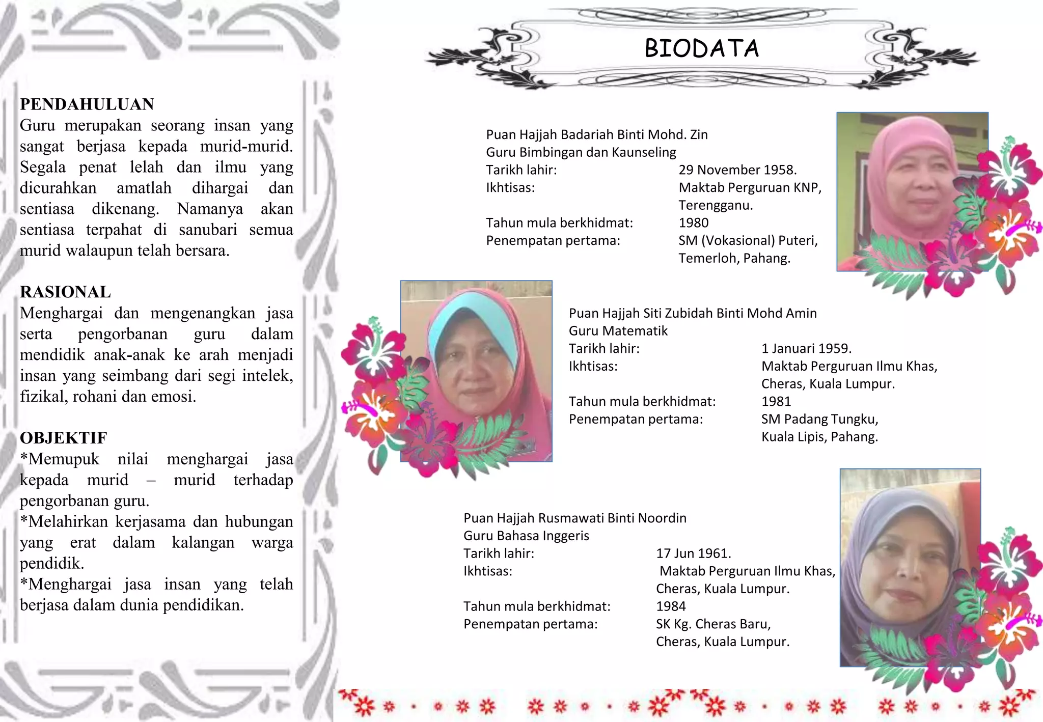 pamplet majlis persaraan | PPTX