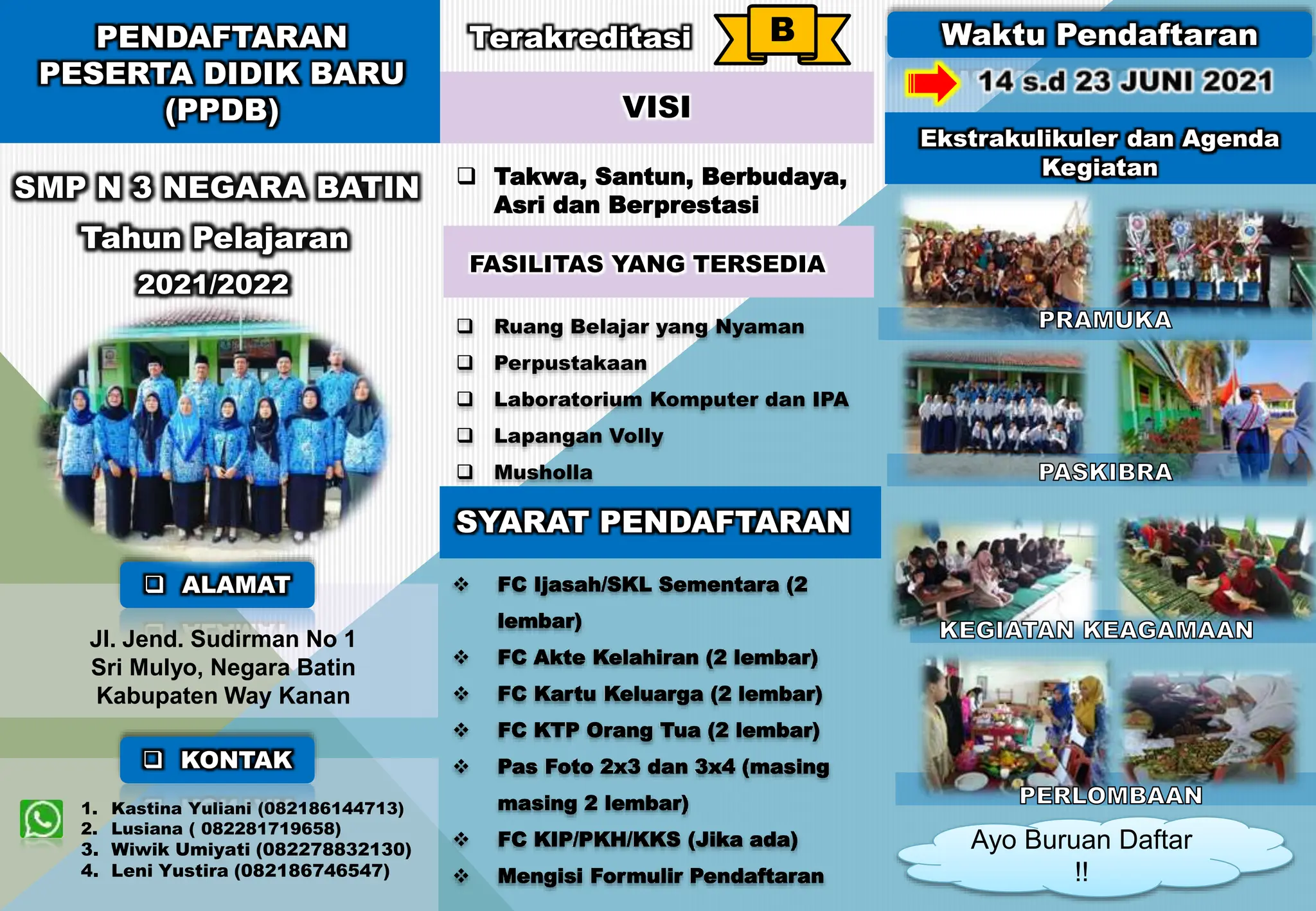 BROSUR PPDB 2021 SMP N 3 Negara Batin.pptx