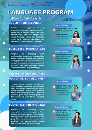 BROSUR PROGRAM DEVELOPMENT CENTER Presuniv | PDF