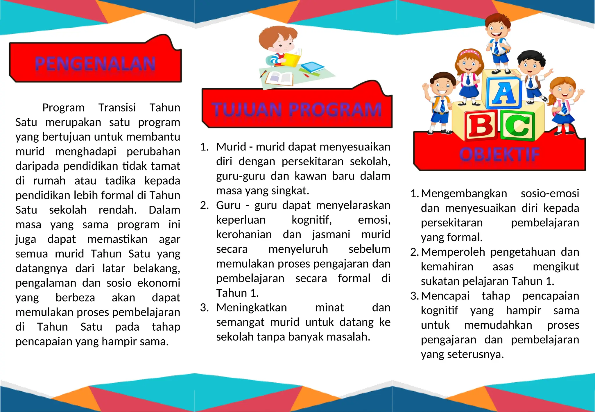 BROSUR PROGRAM TRANSISI TAHUN 1 2020 - Copy.ppt