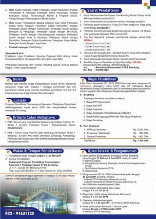 Penerimaan SP 1 STKS | PDF