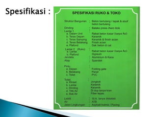 Brosur Ruko Tunas Regency | PDF