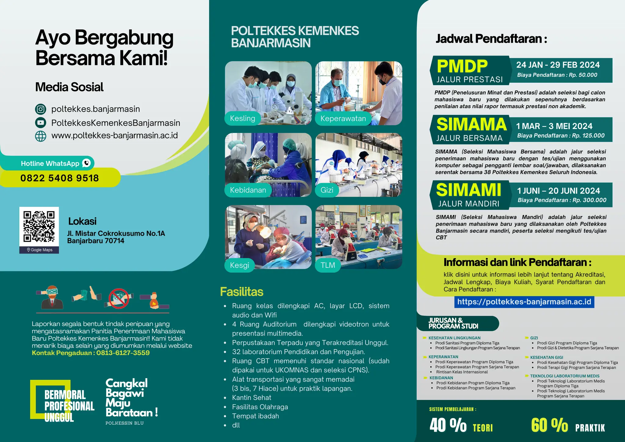Brosur penerimaan mahasiswa baru Poltekkes | PDF