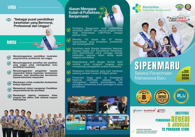 Brosur penerimaan mahasiswa baru Poltekkes | PPT