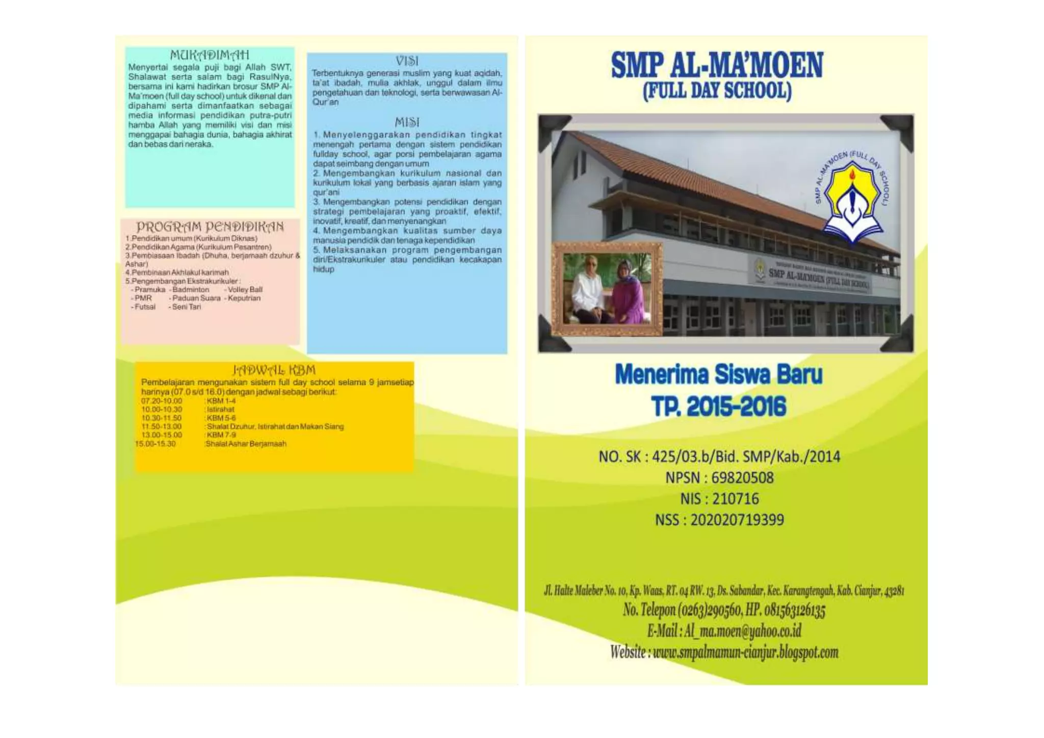 Brosur Sekolah | DOCX