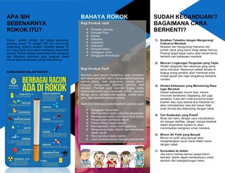 Brosur sosialisasi rokok | PDF