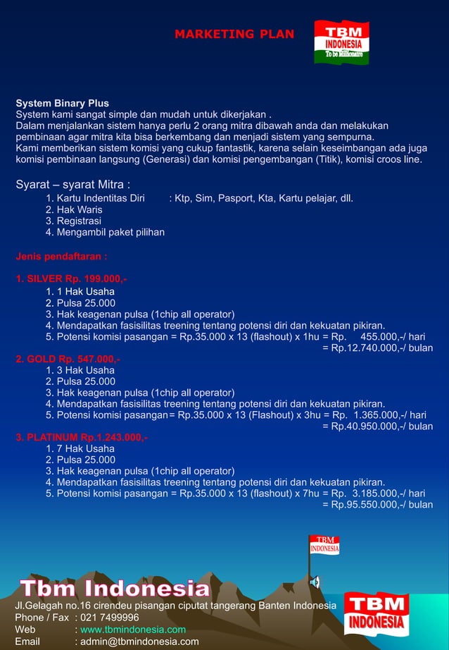 Brosur Tbm Baru | PPT