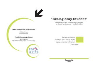 Broszura eko student | PDF
