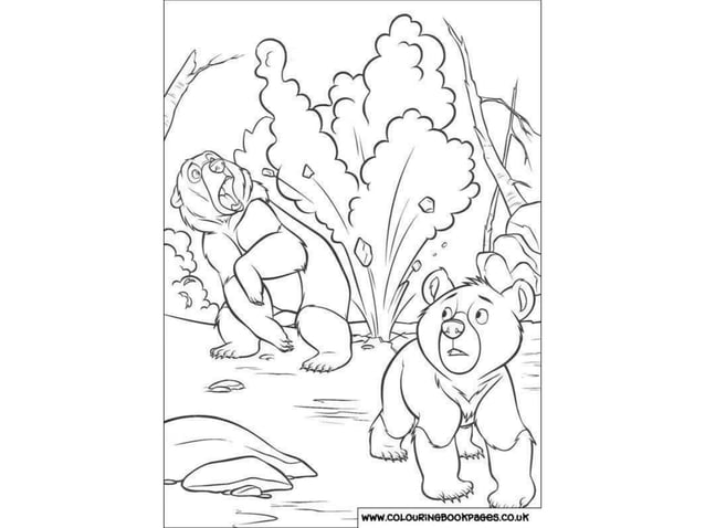 Brother bear Colouring Pages and Kids Colouring Activities | PPSX