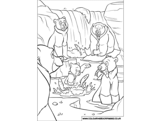 Brother bear Colouring Pages and Kids Colouring Activities | PPSX