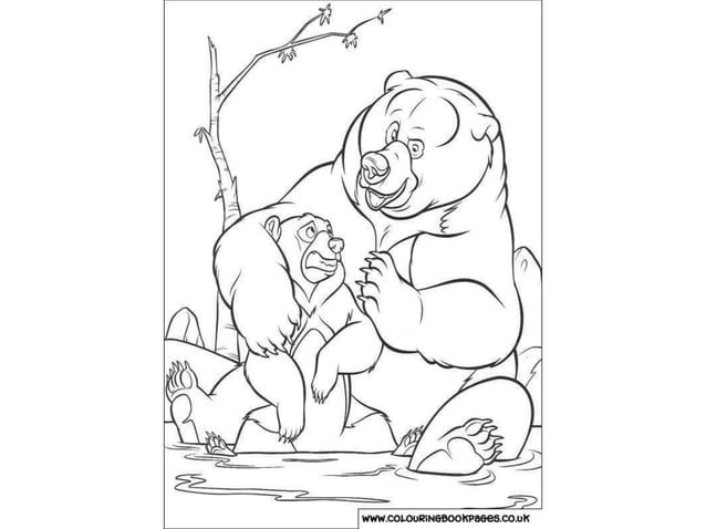 Brother bear Colouring Pages and Kids Colouring Activities | PPSX