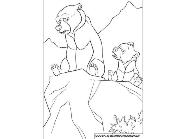 Brother bear Colouring Pages and Kids Colouring Activities | PPSX