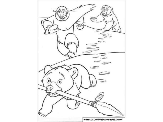 Brother bear Colouring Pages and Kids Colouring Activities | PPSX