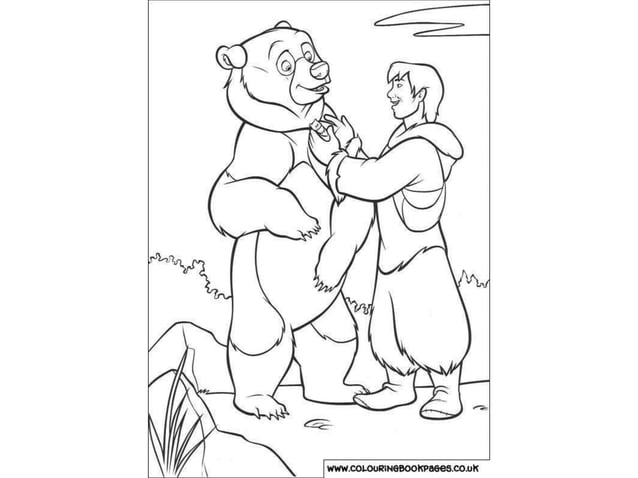 Brother bear Colouring Pages and Kids Colouring Activities | PPSX