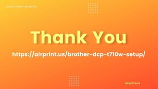 Brother dcp t710 w setup | PPT
