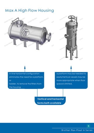 Brother filtration Max Pleated A series filtration system | PDF ...