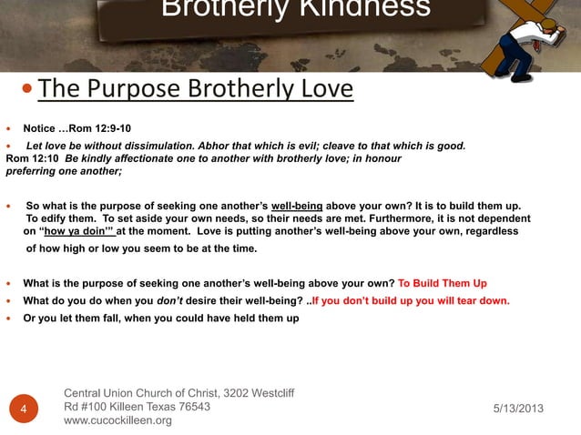 Brotherly Kindness | PPT