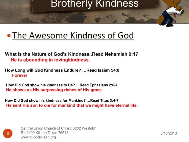 Brotherly Kindness | PPT