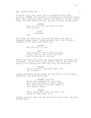 Brotherly Love Script Concept | PDF