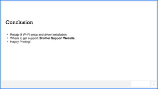 Brother Printer Wi-Fi Setup & Driver Installation.pptx