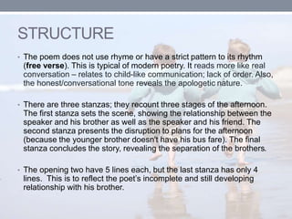 Andrew Forster: Brothers | PPTX