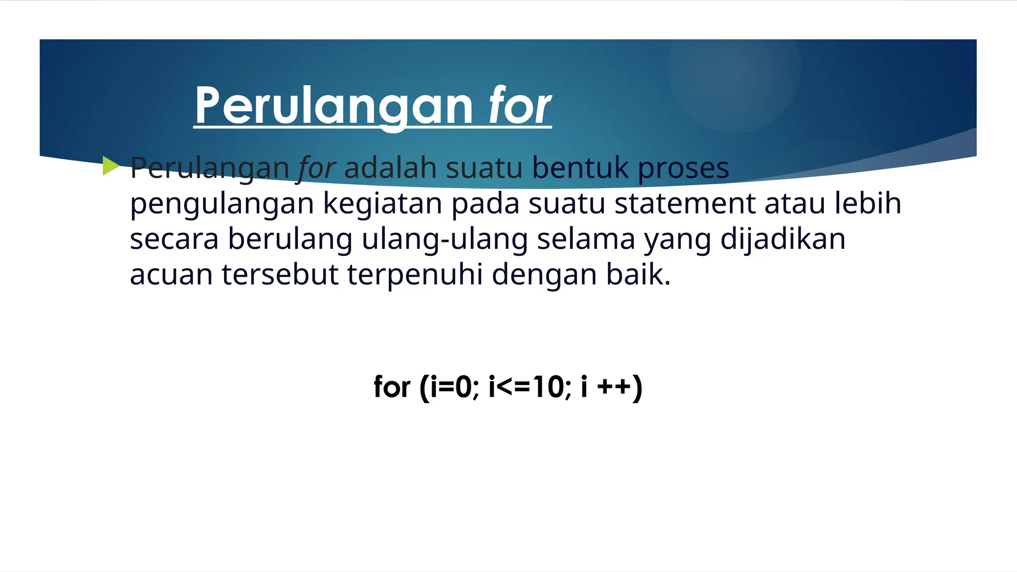 Pembelajaran Perulangan for while do while.pptx