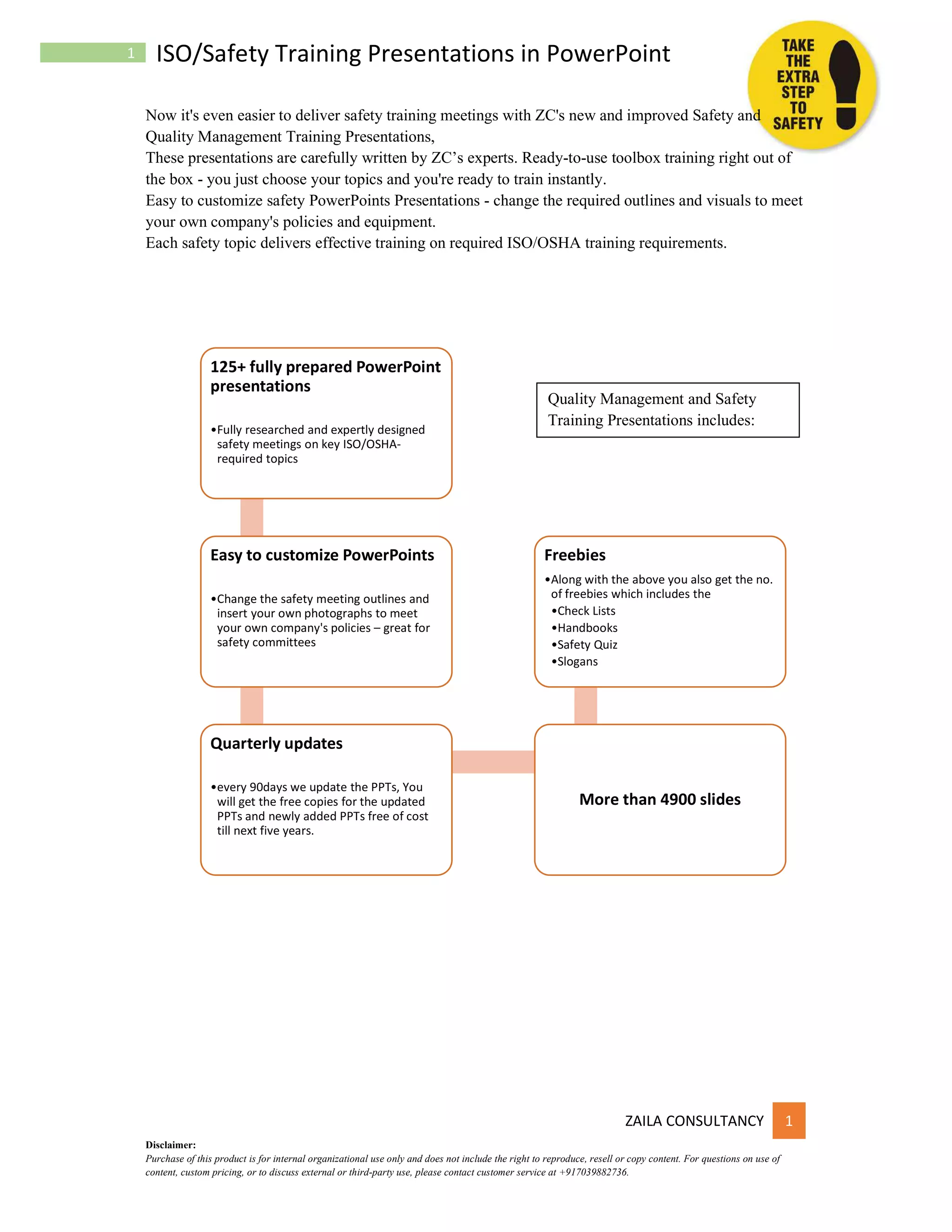QHSE Training PPTs | PDF