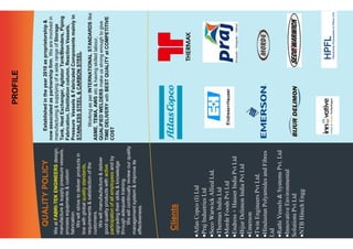 FABRITEK ENGINEERS | PDF