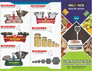 Galaxy Scale, Manufacturer and Exporters | PPT