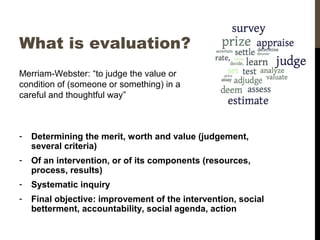 How to Evaluate Complex Interventions | PPT