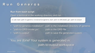 Automatic ROS2 systems generation via model-driven engineering (MDE) software techniques | PPTX