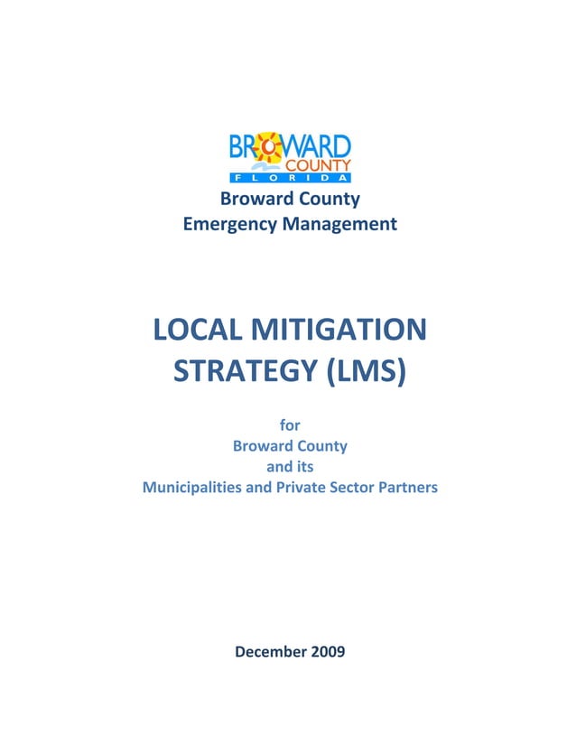 Local Mitigation Strategy | PDF | Business | Business and Finance