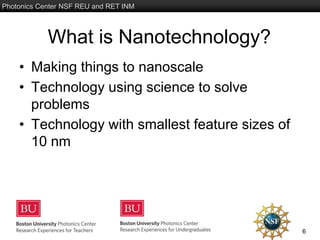 nanotechnology and the applications of it | PPTX