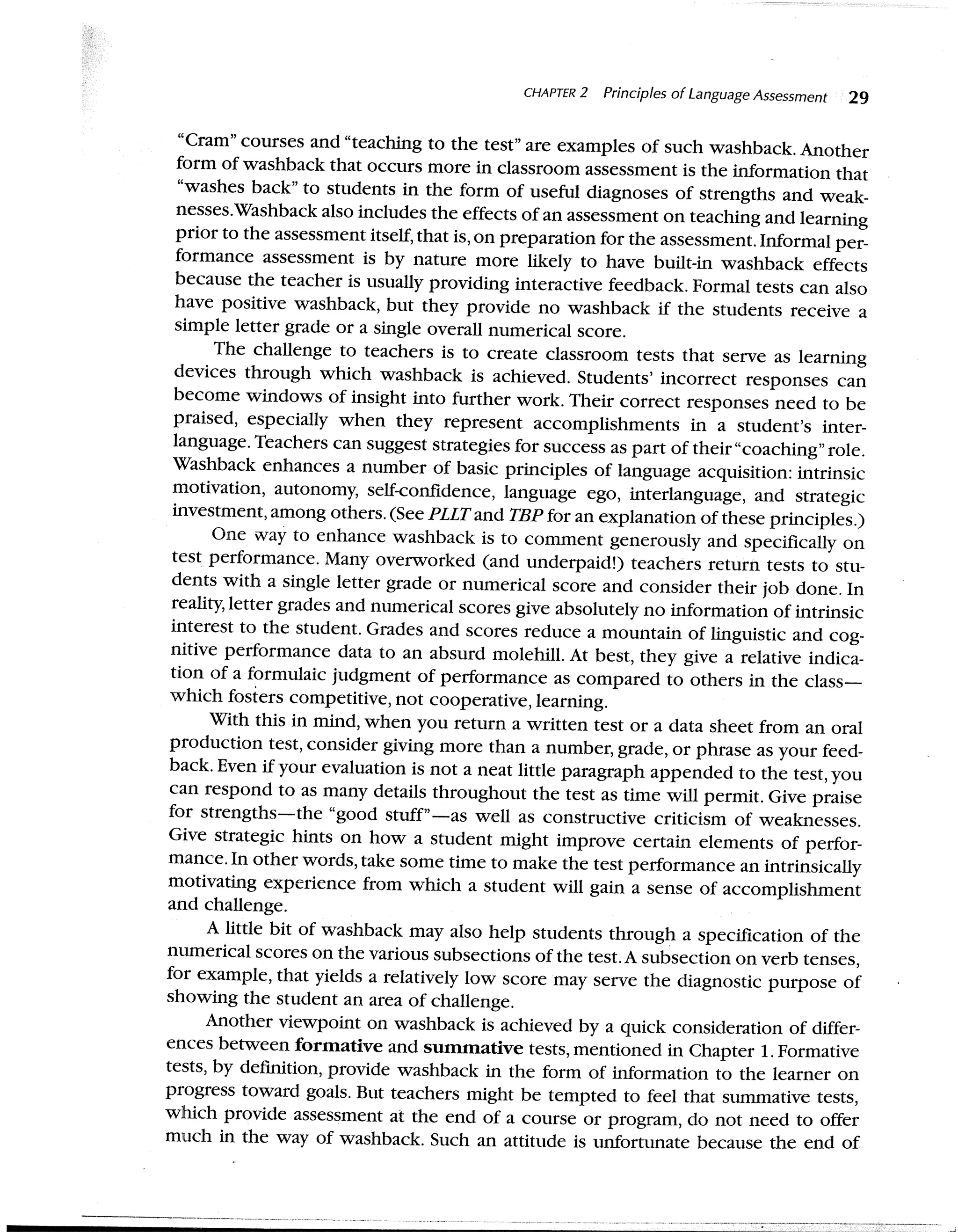 Principles of Language Assessment | PDF