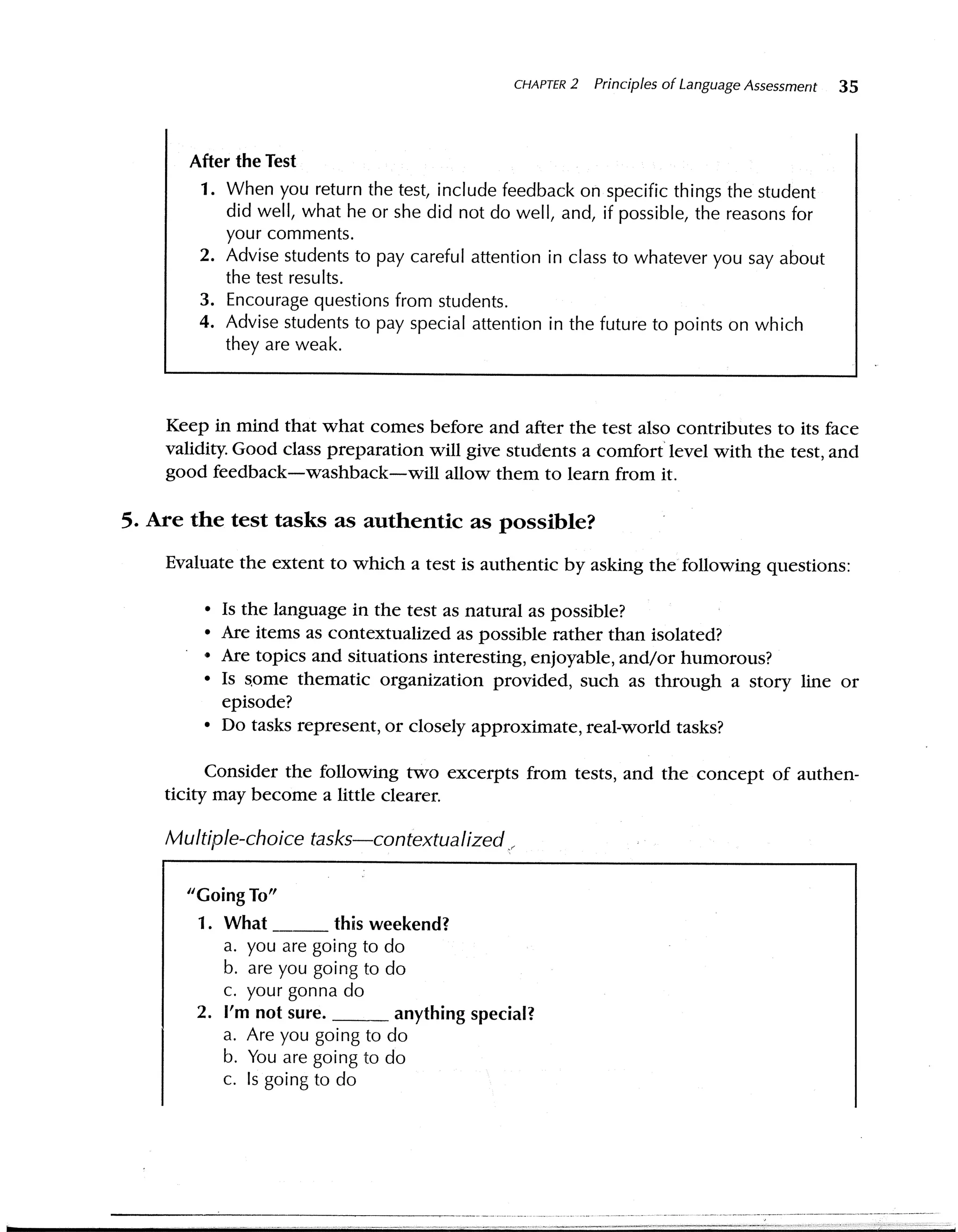 Principles of Language Assessment | PDF