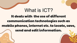 ICT, WEB 1.0, 2.0,3.0 | PPTX