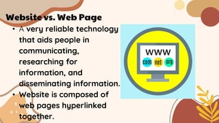 ICT, WEB 1.0, 2.0,3.0 | PPTX