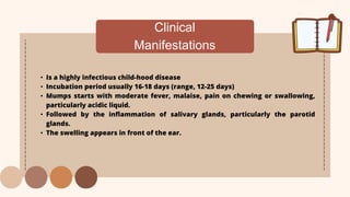 Communicable Disease Mumps Community Health Nursing | PPTX