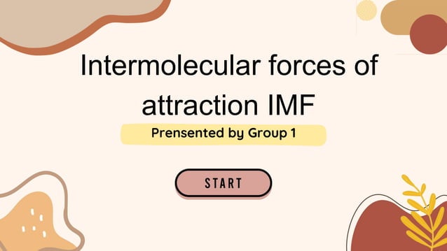 Intermolecular forces of attraction ( IMF) | PPT