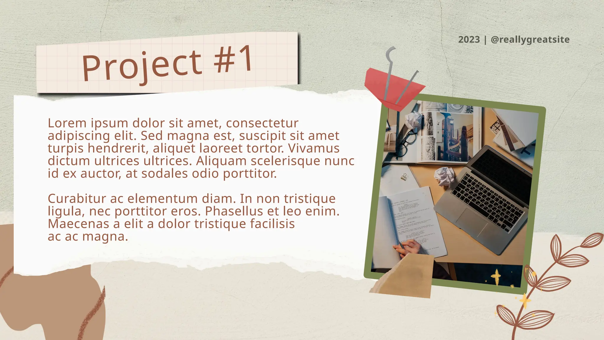 Brown Aesthetic Playful Scrapbook Portfolio Design Presentation.pptx