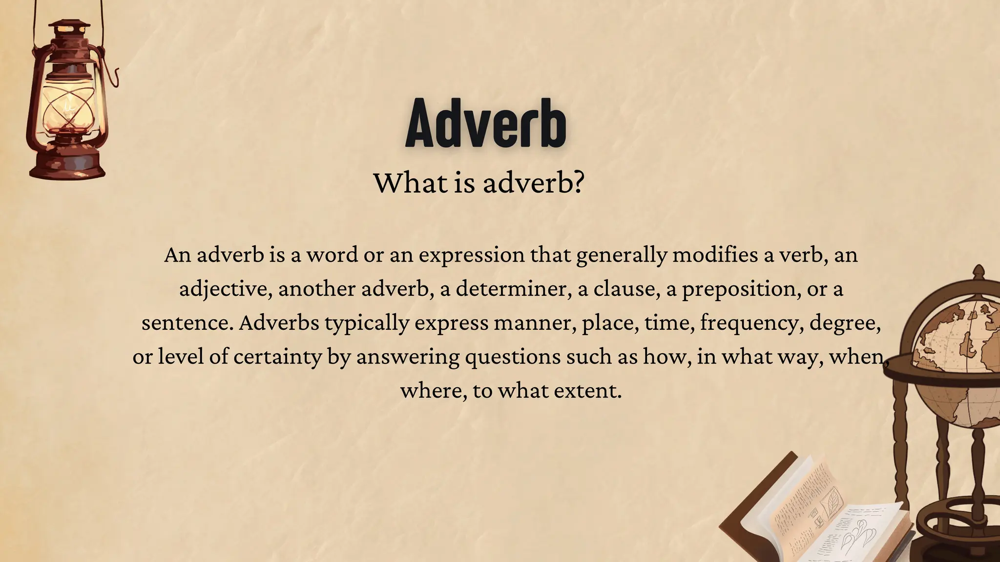 The 6 types of Adverb by Abrielle G. Algar and Khezzha Jireh A. Ucab | PDF