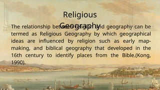Intro to World Religion - The Dynamics of Geography, culture, and ...