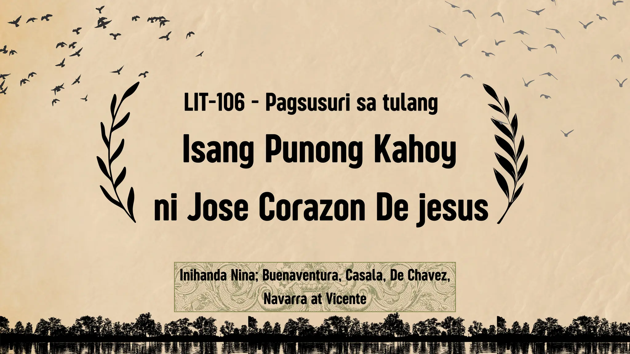 Isang Punong Kahoy ni Jose Corazon De jesus | PDF
